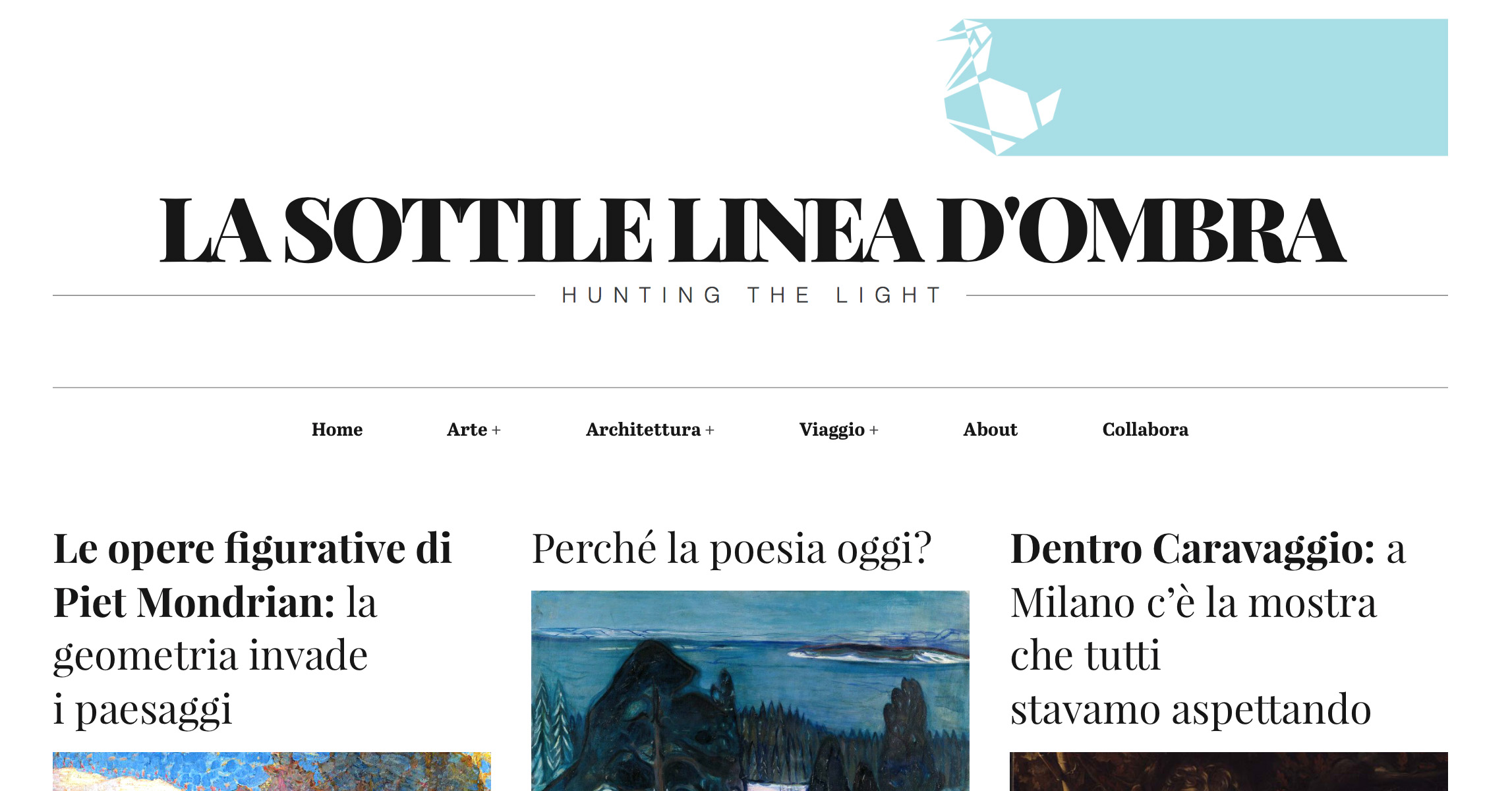 Nuovo aspetto per la Sottile Linea d’Ombra: notate un certo cambiamento ...