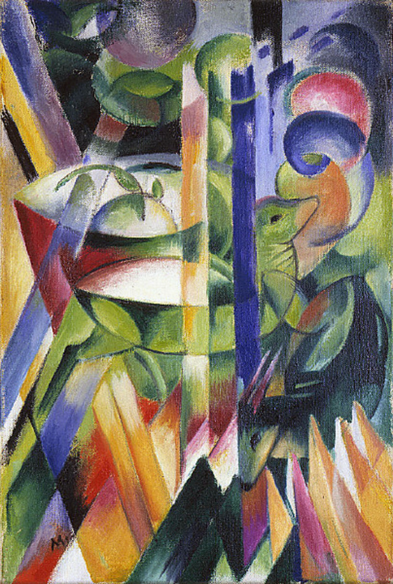 Franz Marc, La piccola capra delle nevi, 1913-14 – La sottile linea d'ombra